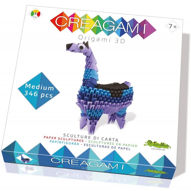 3D origami M rinkinys CREAGAMI Lama